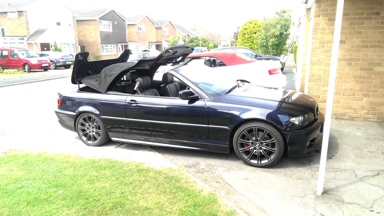 BMW E46 Convertible Cabriolet Roof Opening with Remote - YouTube
