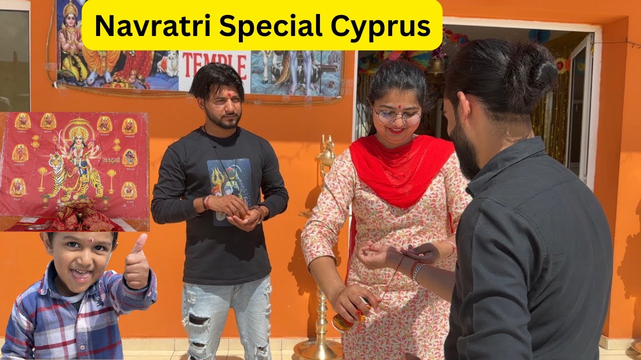 Navratri Special Cyprus/Shiv Temple Athienou - YouTube