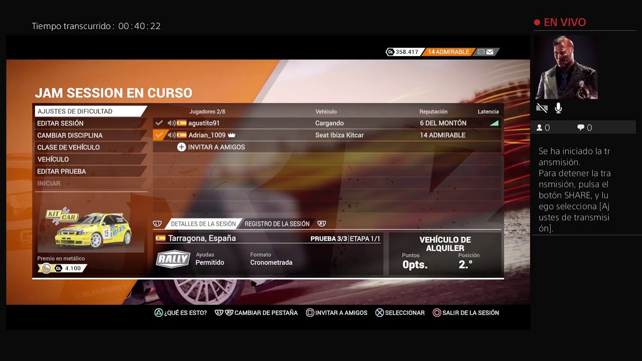 Transmisión de PS4 en vivo de Adrian_1009 - YouTube