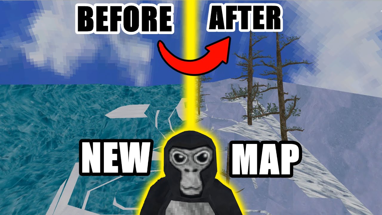 Mountains Map New Trees? New Textures & Concept | Gorilla Tag Leaks ...