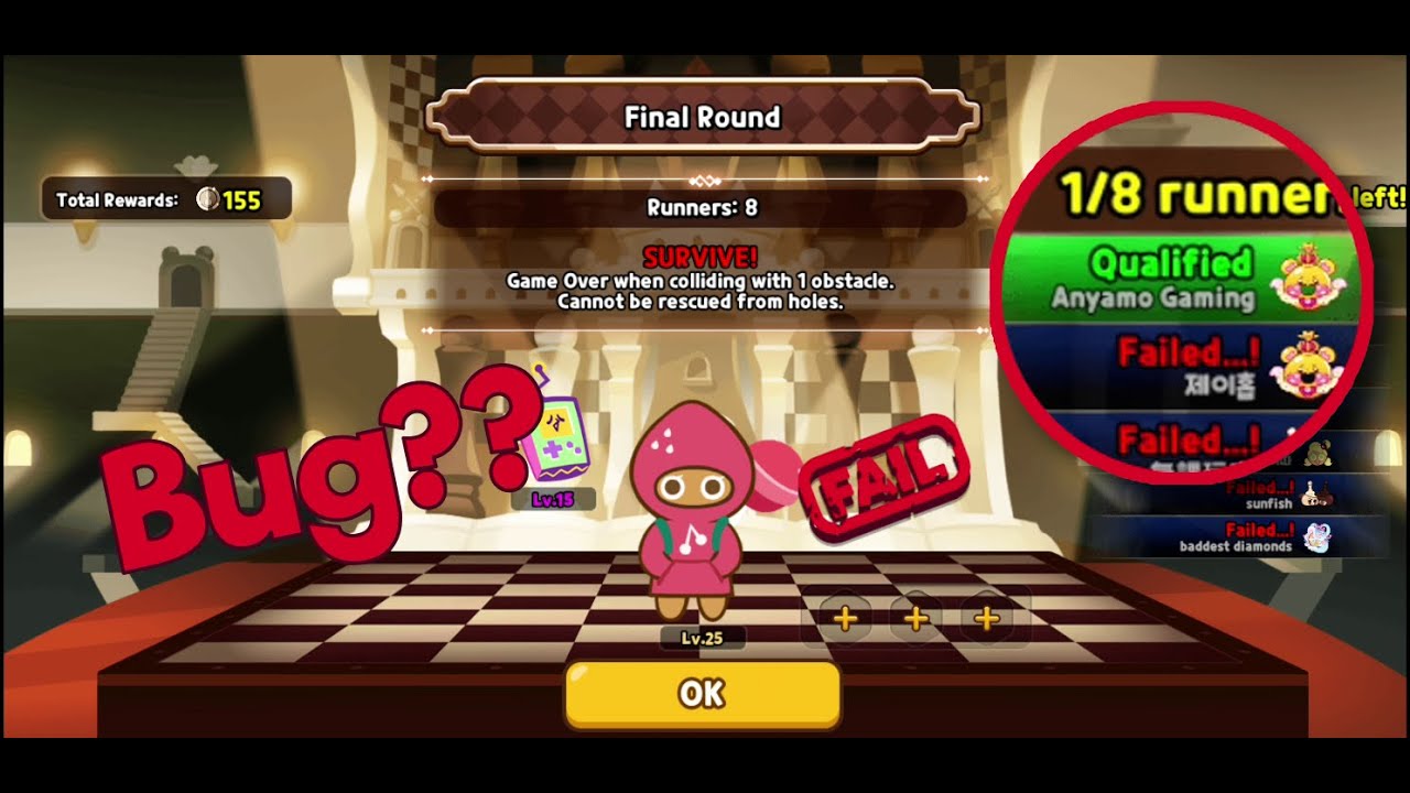 Qualified but Fail?? Survival Run Bug?? Cookie Run: OvenBreak - YouTube