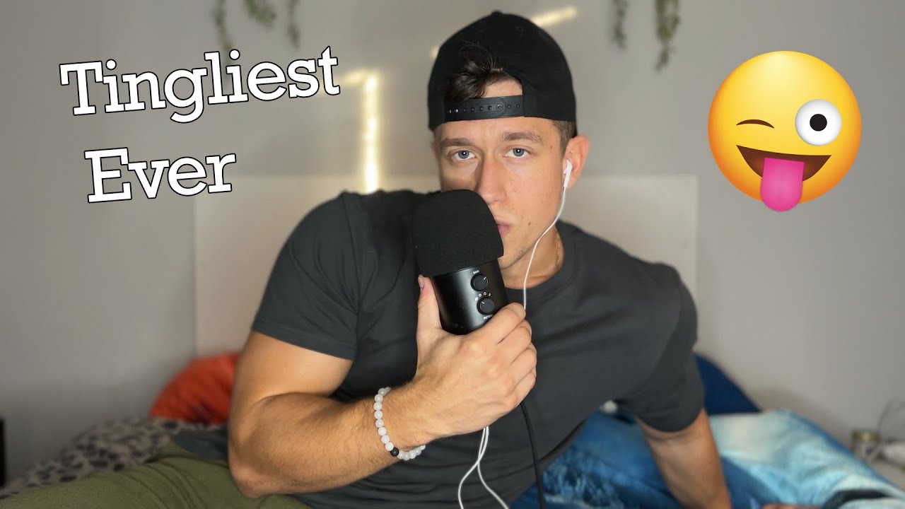 Tingly mouth sounds in my bed // ASMR Male whispers - YouTube