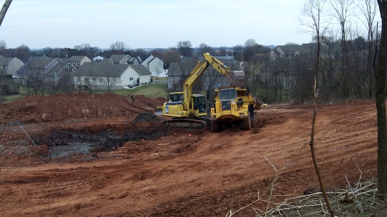 Digger and Dump Truck - YouTube