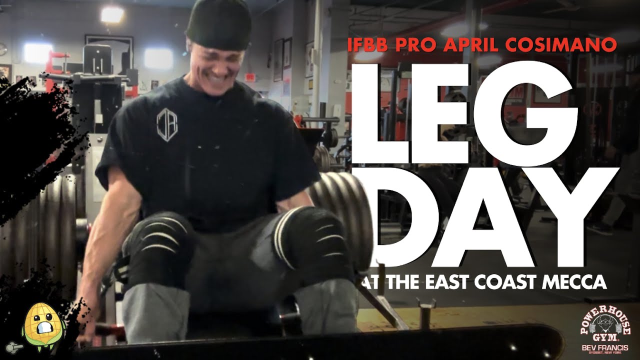 IFBB PRO April Cosimano [*LEG DAY*] AT THE EAST COAST MECCA | WINTER ...