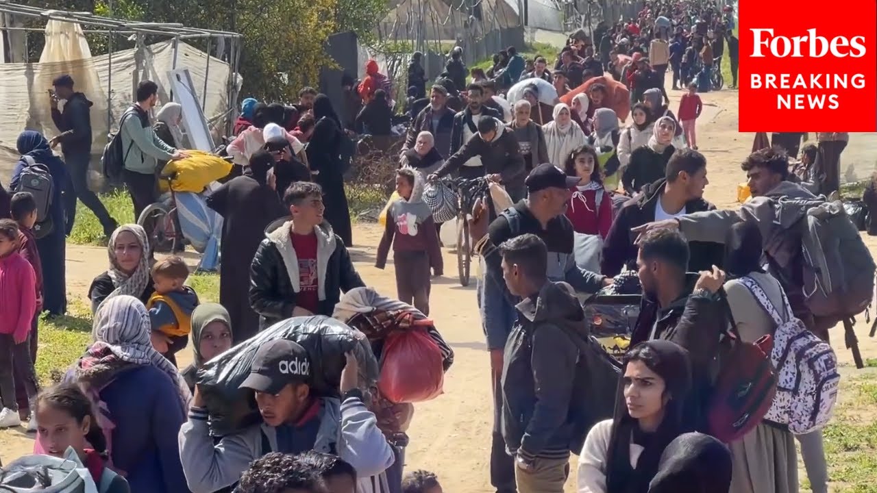 Palestinians Flee Tel Al-Sultan As Israel Continues To Strike Gaza ...
