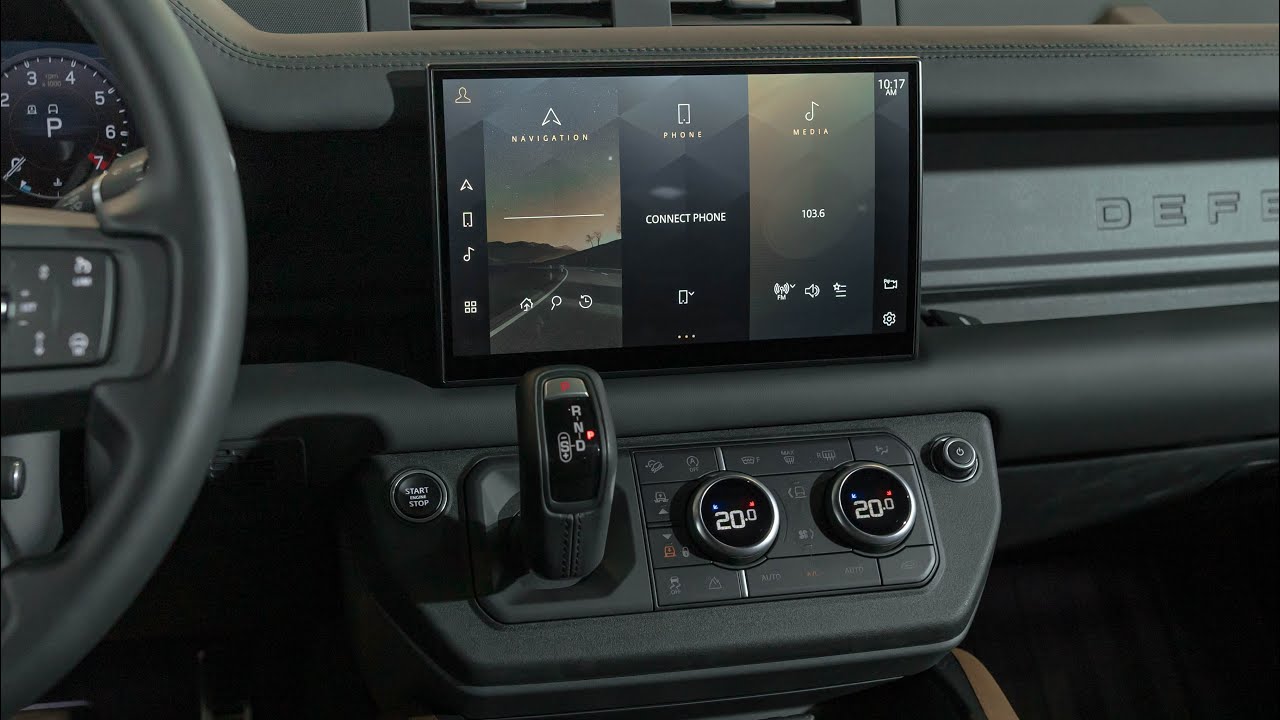 Land Rover DEFENDER large 11.4" PiVi Pro Touchscreen retrofit - YouTube