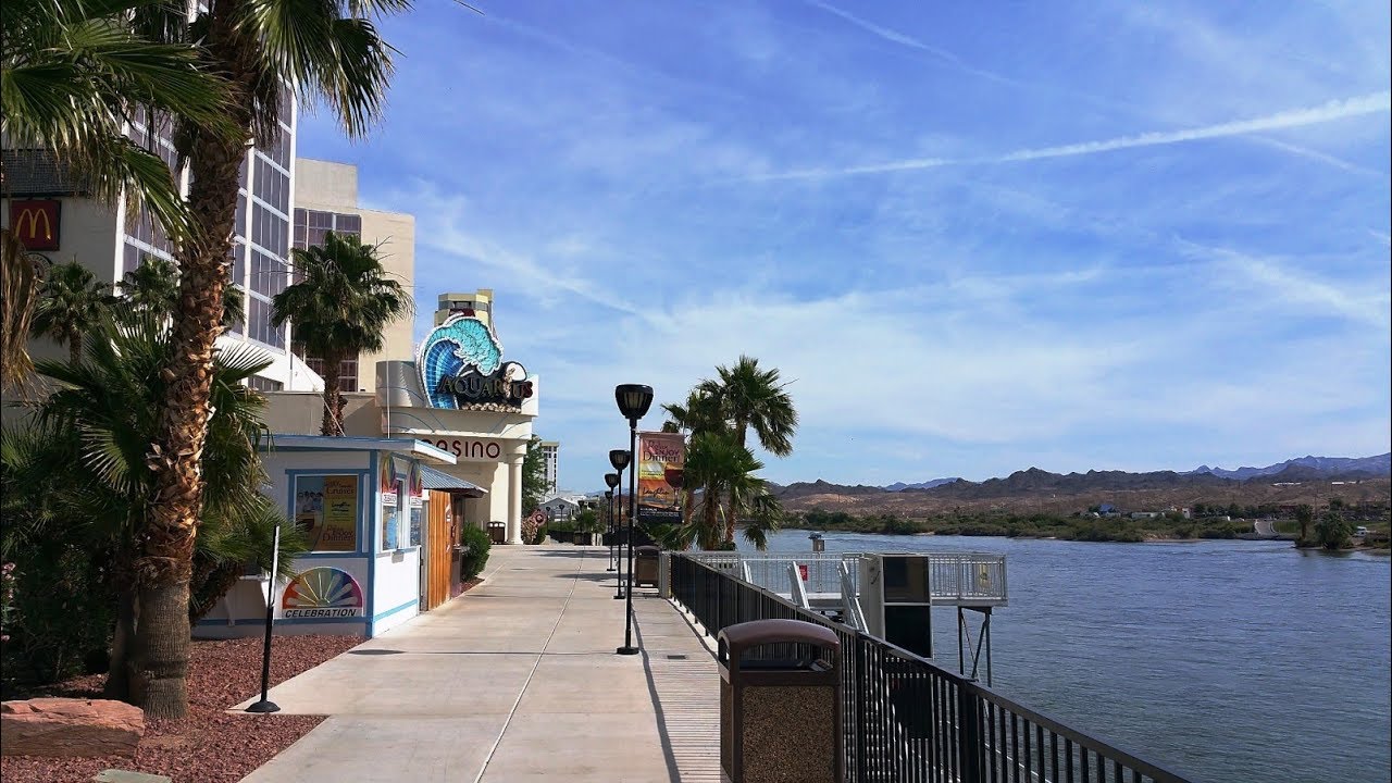 Riverwalk along the Colorado in Laughlin, Nevada - YouTube