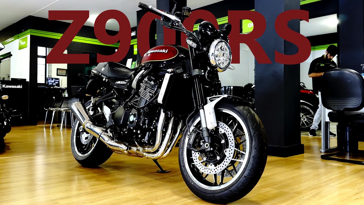 Kawasaki Z900 RS 2023 Preto e Vermelho Metálico! - YouTube