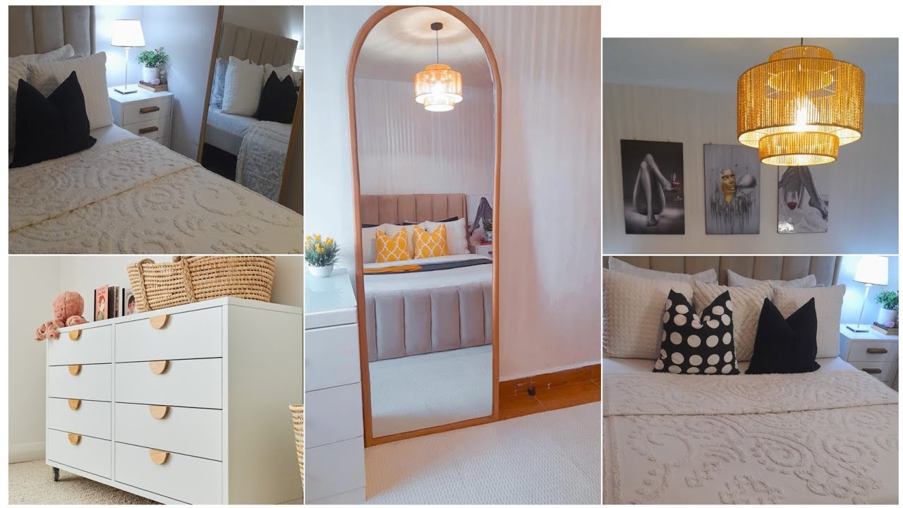 BEDROOM UPGRADE AND REFRESH||MAKEOVER||CLEANING MOTIVATION||TOUR AND ...