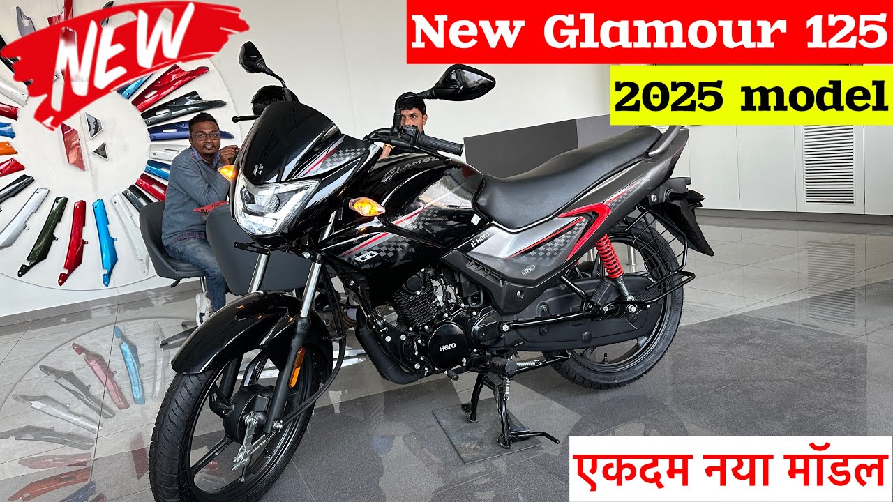 New 2025 Hero Glamour 125 Review NeHero Glamour Bike 2025 | Glamour ...