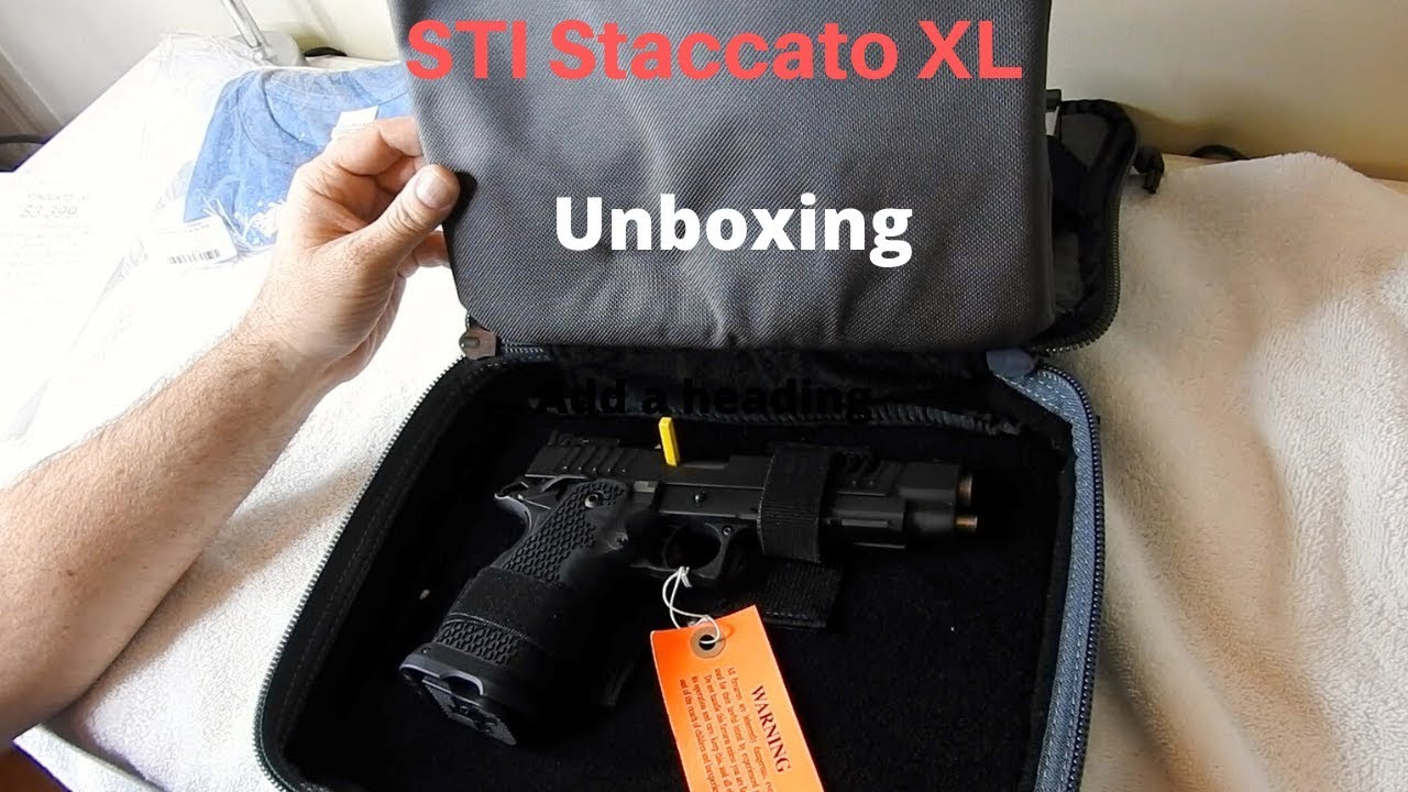 STI Staccato XL 2011 | 9mm | Unboxing | Replaces STI Edge 2011 | Brand ...