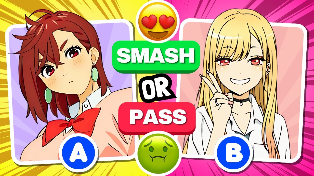 SMASH or PASS ANIME 😍🤮 FEMALE EDITION ♀️🚺 [THE BEST ANIME WAIFUS] - YouTube