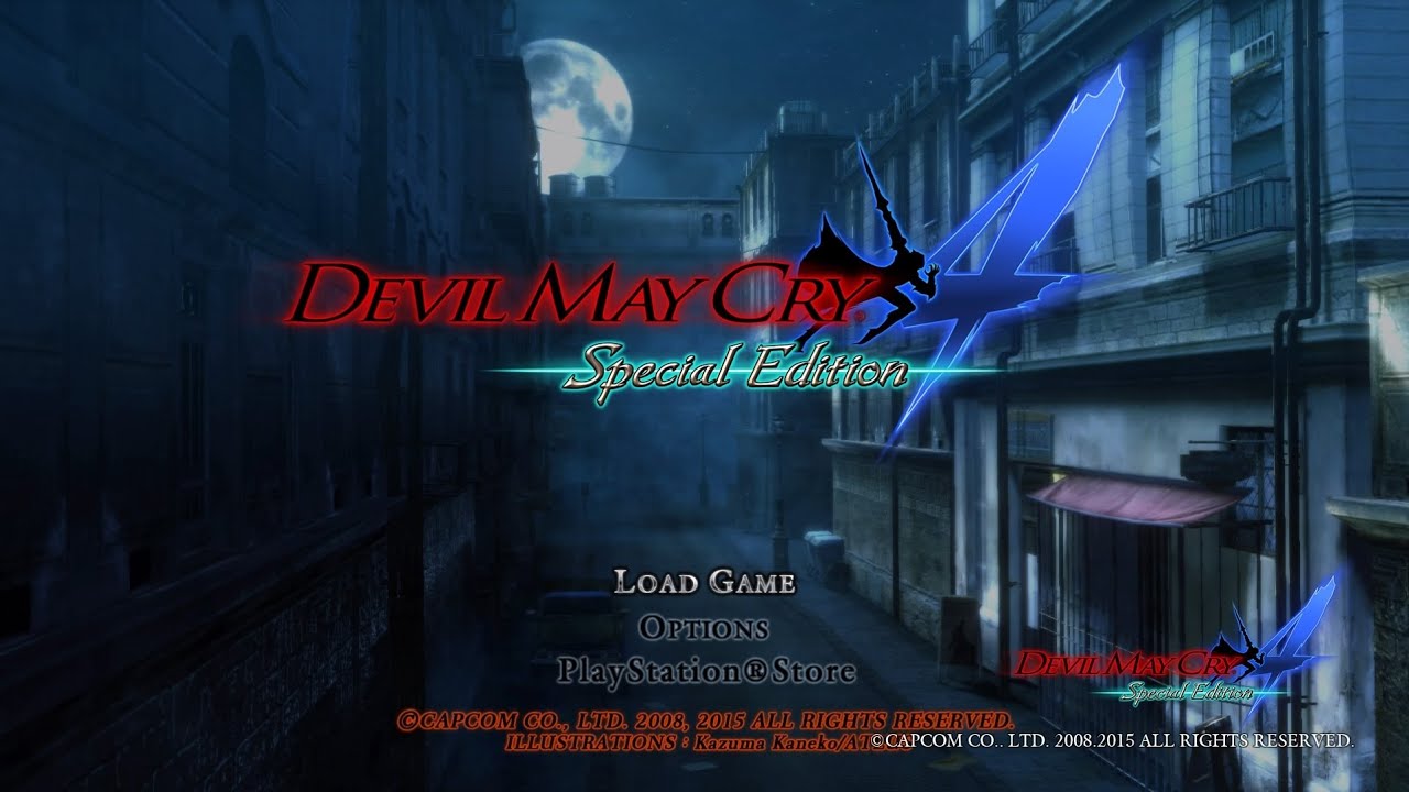 Devil May Cry 4 Special Edition - Title Screen - YouTube