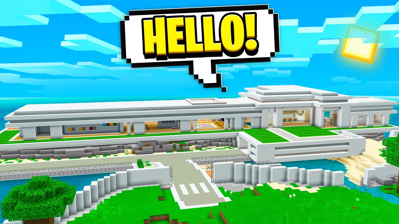 $1MILLION DOLLAR TALKING MINECRAFT HOUSE! - YouTube