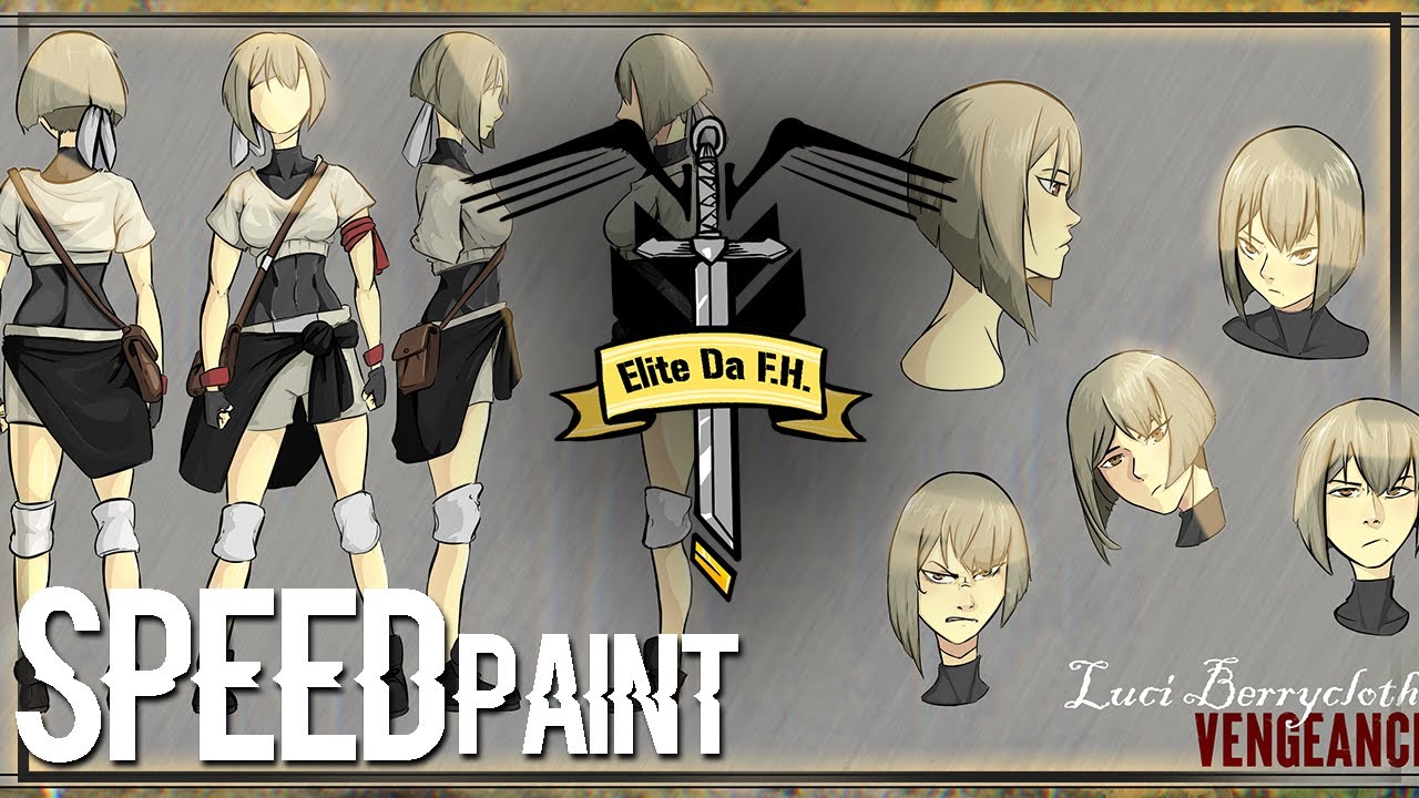[SPEEDPAINT] Luci - Vengeance {CHARACTER DESIGN} - YouTube