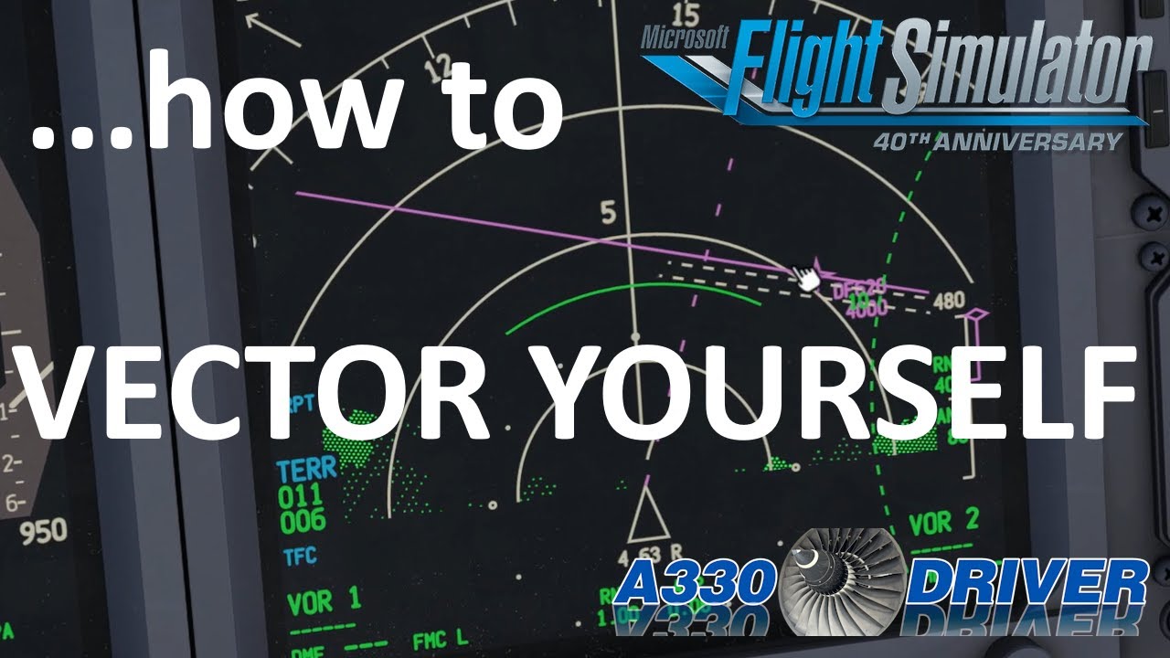 No ATC available? How to VECTOR YOURSELF onto an APPROACH | Real ...