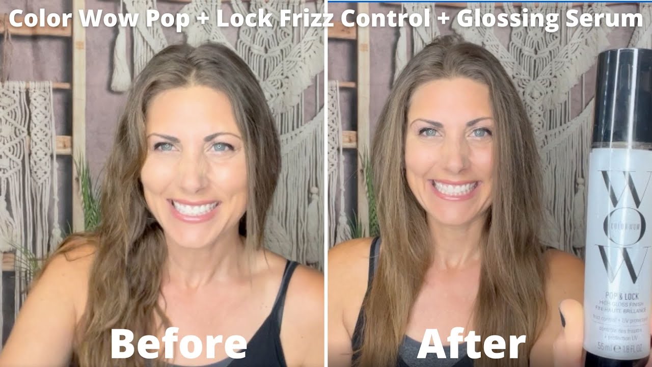 Before & After Transformation - COLOR WOW Pop + Lock Frizz Control ...