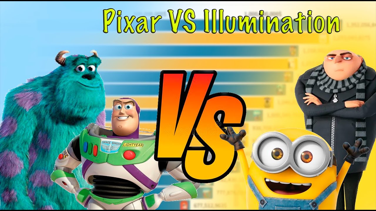 Pixar VS Illumination // Top 15 Movies by Rental Fees - YouTube