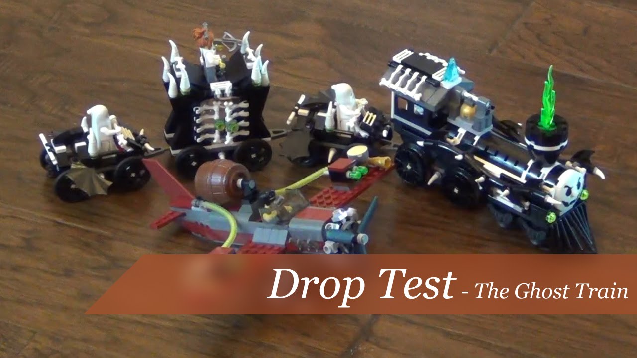 Drop Test - Lego Monster Fighters The Ghost Train Set #9467 - YouTube