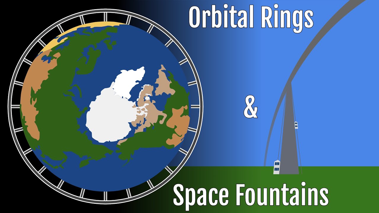 Construction of Orbital Rings and Space Fountains - YouTube