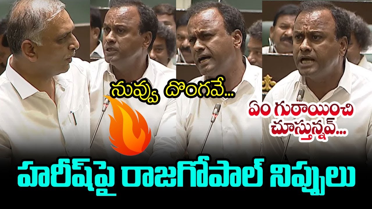 MLA Raja Gopal Reddy on Fire 🔥🔥 | Assembly Highlights today | CM ...