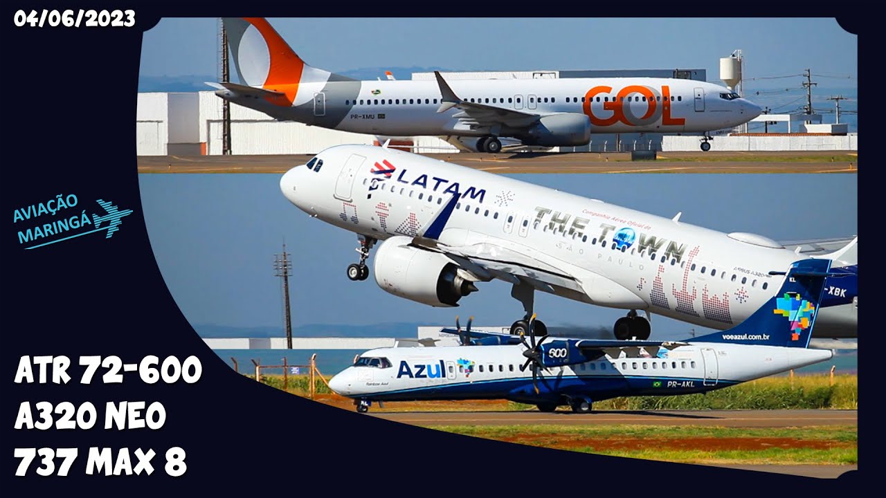 ATR 72-600, A320 NEO (THE TOWN FESTIVAL LIVERY) e B737 MAX ...