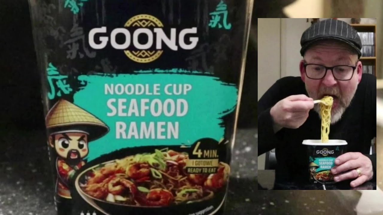 Goong's Seafood Ramen Noodle Cup (Polish Noodles Review) | Jan Tom Yam ...