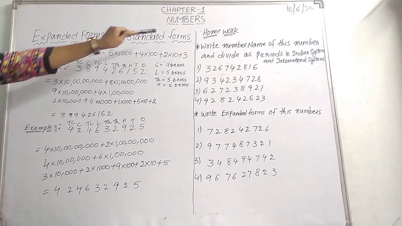 5th class maths, chapter 1 Numbers, episode 2, st Joseph's High school ...