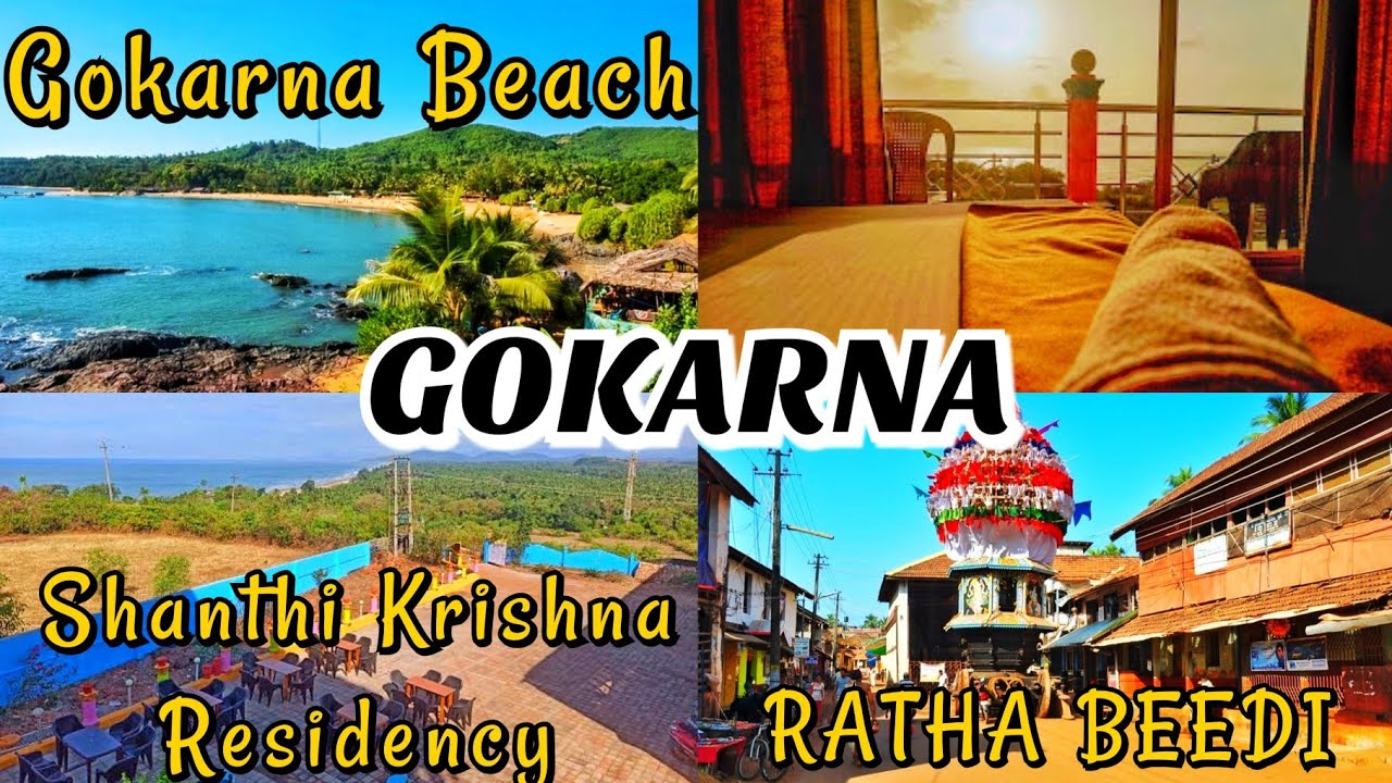 Gokarna Day 1 || Gokarna main beach | Shanti Krishna Residency ...