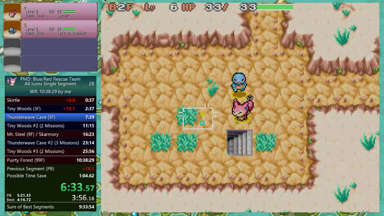 PMD: Blue Rescue Team All Icons Single Segment - 9:24:34 (Former WR ...