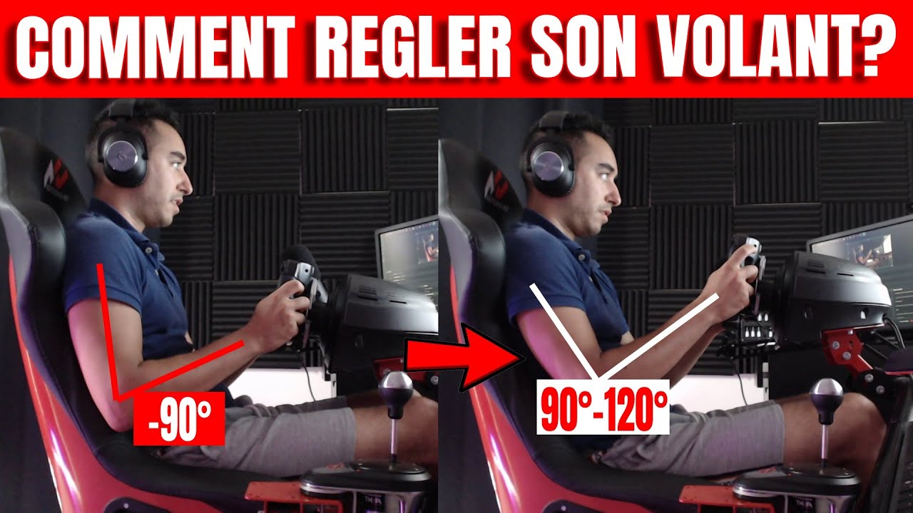 Comment régler la position de son volant en SIMRACING ? - YouTube