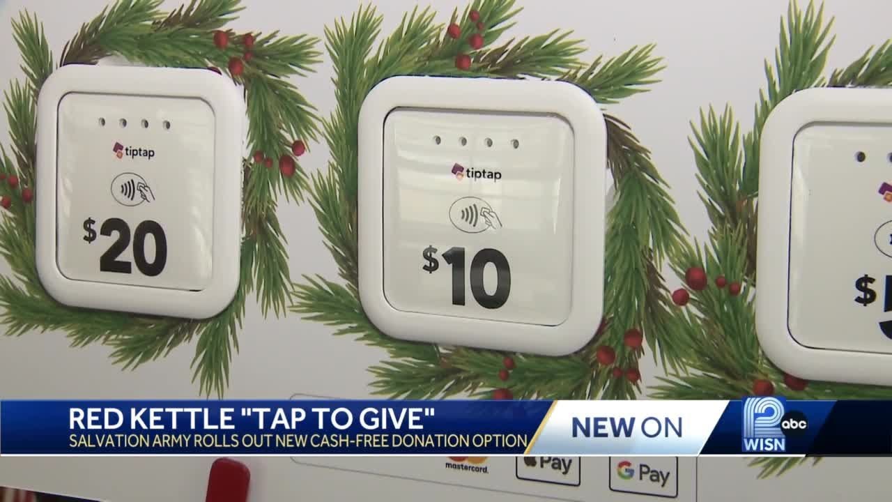 Red Kettle "Tap To Give" - YouTube