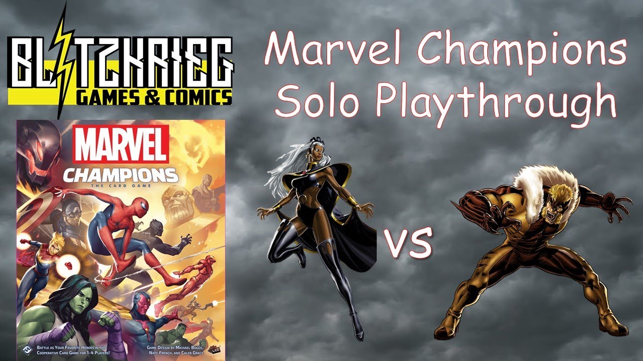 Storm vs Sabretooth, Shadow King & the Brotherhood Solo Playthrough ...
