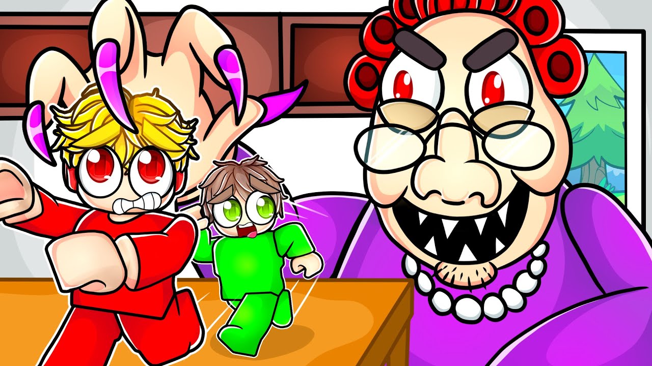 Escape EVIL Grumpy Gran In Roblox! - YouTube