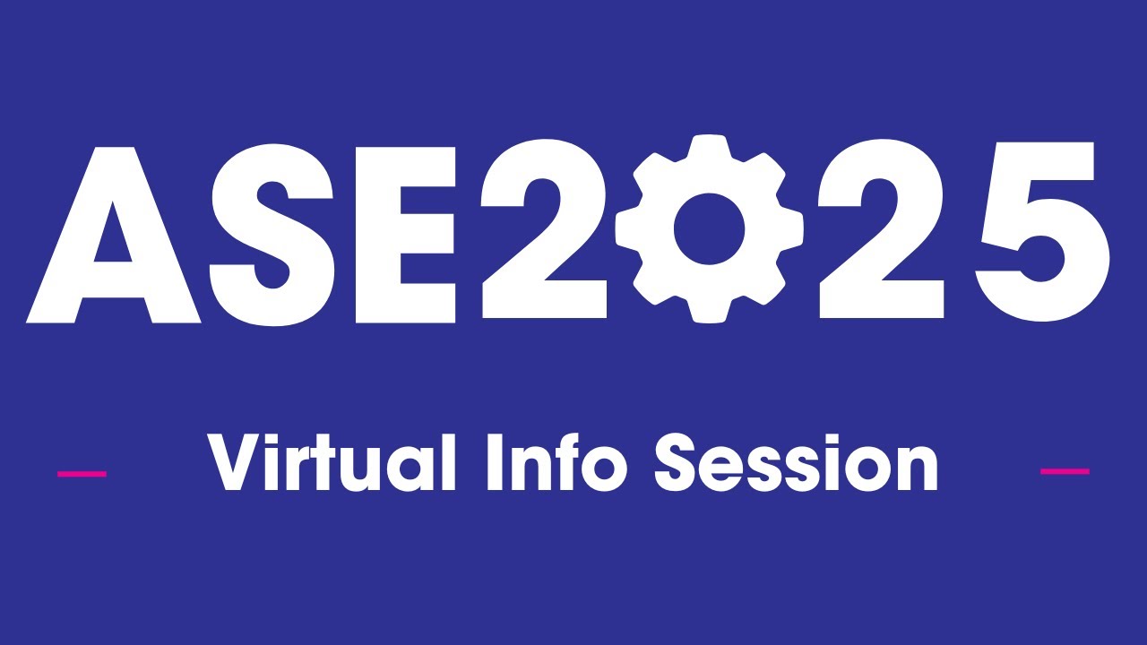 ASE 2025 Info Session - YouTube
