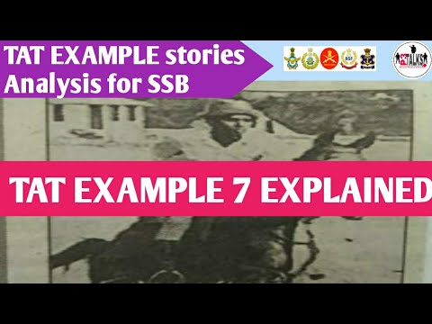 SSB TAT Picture Stories with solved examples || TAT Story Practice ...