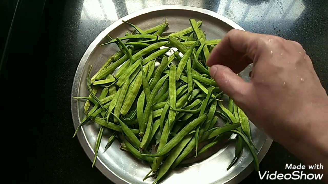 Sun-dried Cluster Beans || Kothavarangai Vathal - YouTube