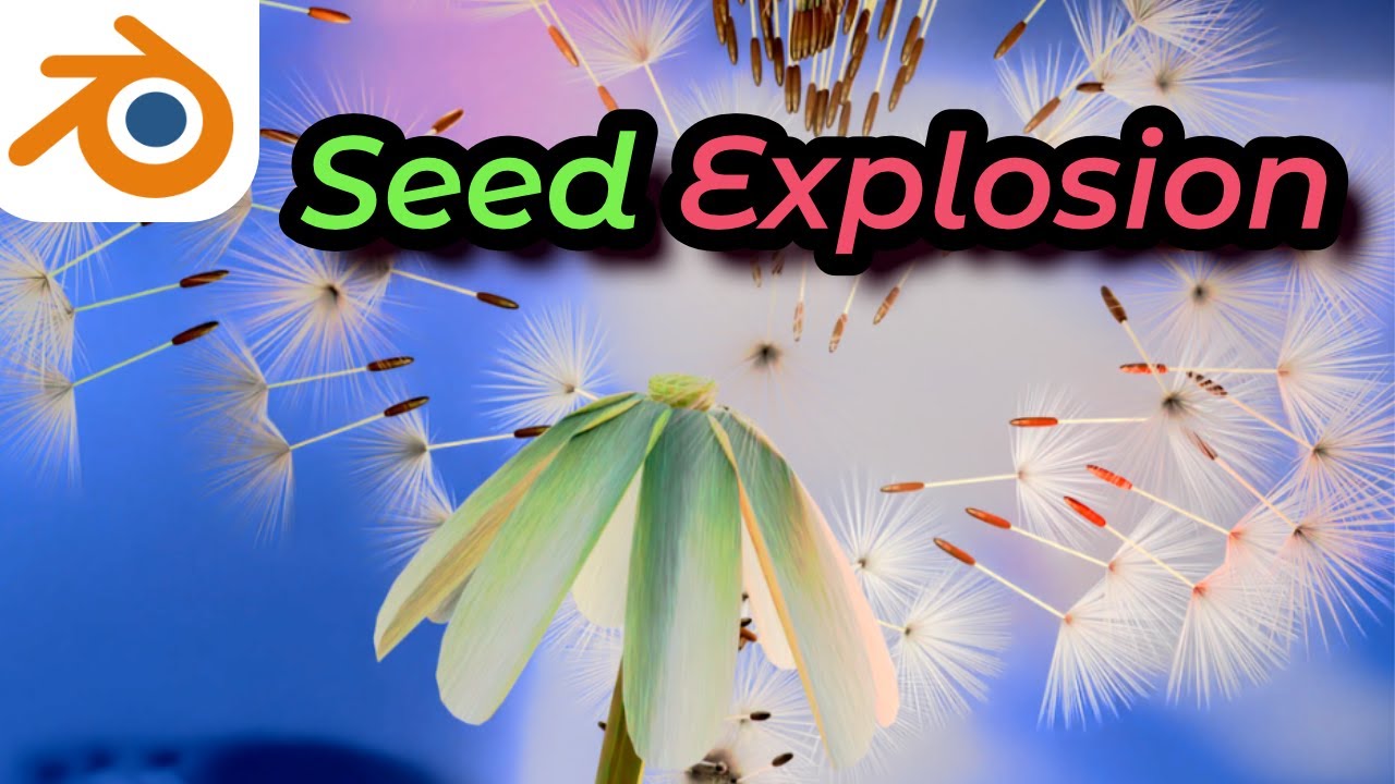 Dandelion Seed Burst Animation Tutorial in Blender Geometry Nodes - YouTube