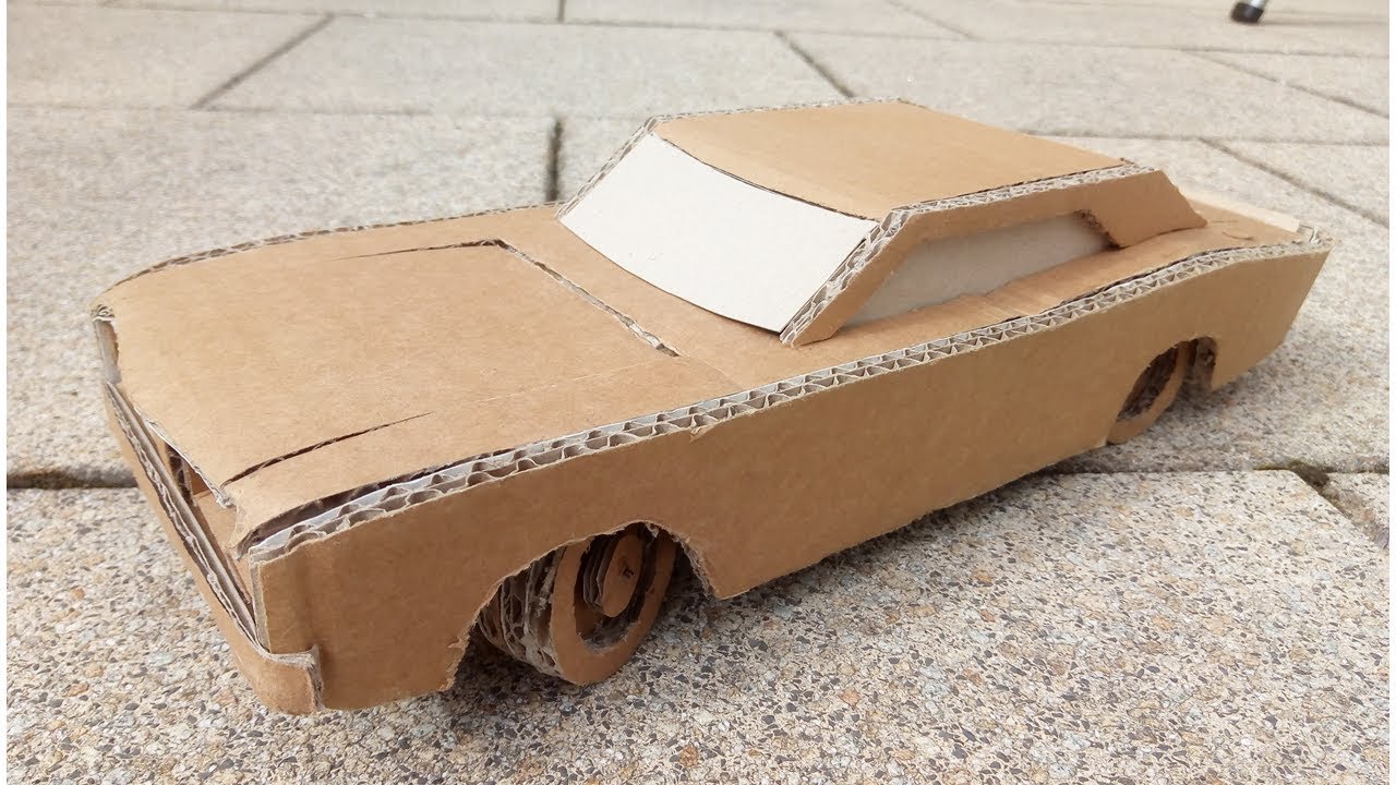 CARdboard RC car - Dodge Charger 1969 - YouTube