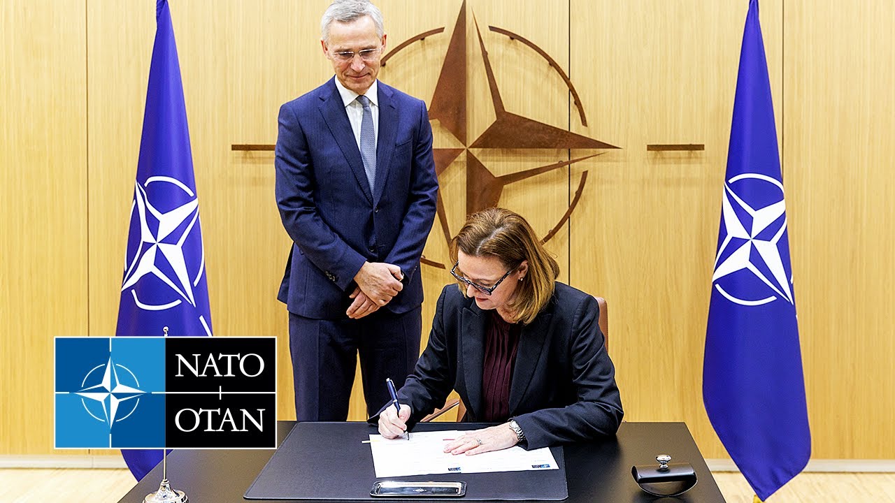 NATO signing ceremony for a major new investment in artillery ...