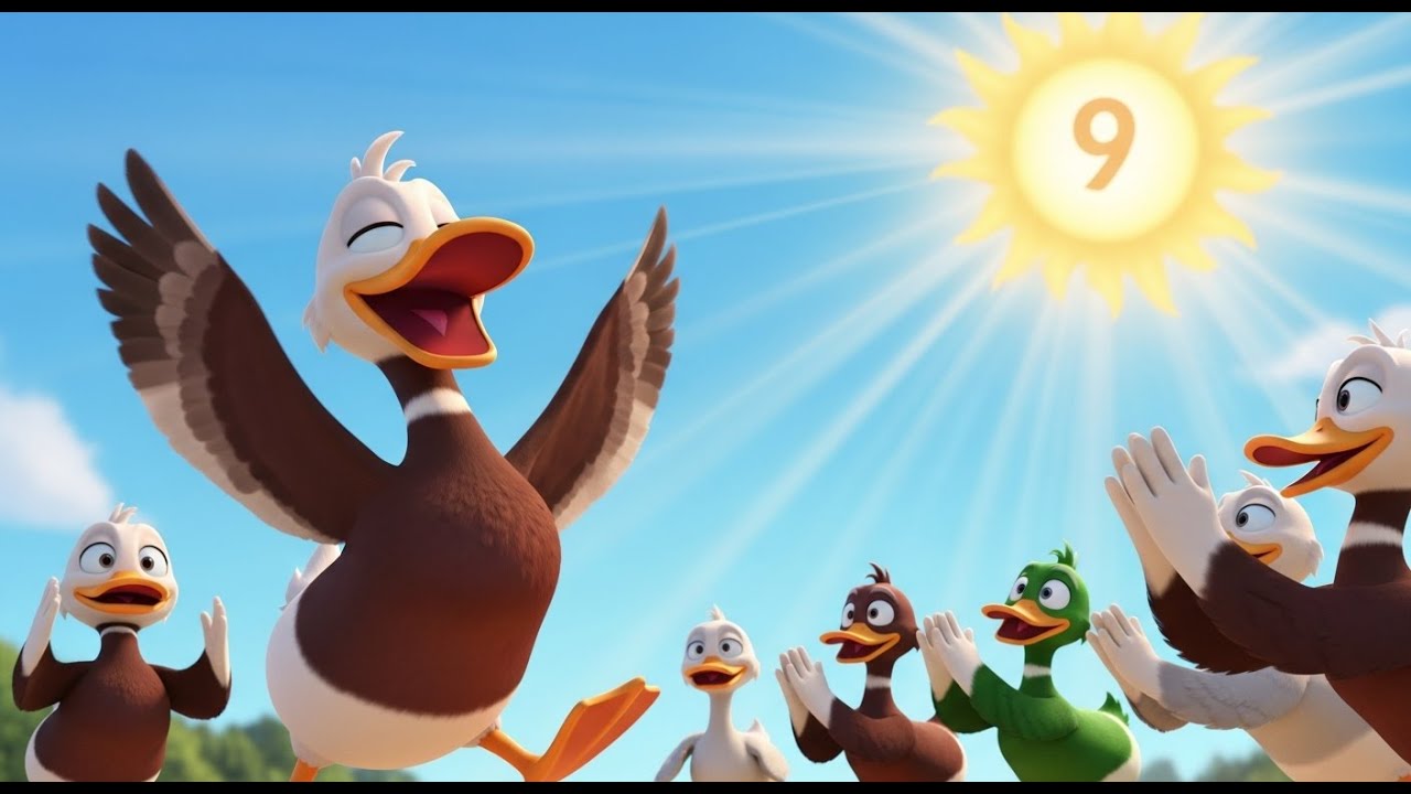 Nine Little Ducks Clap Together | Nursery Rhymes and Kids Songs ...