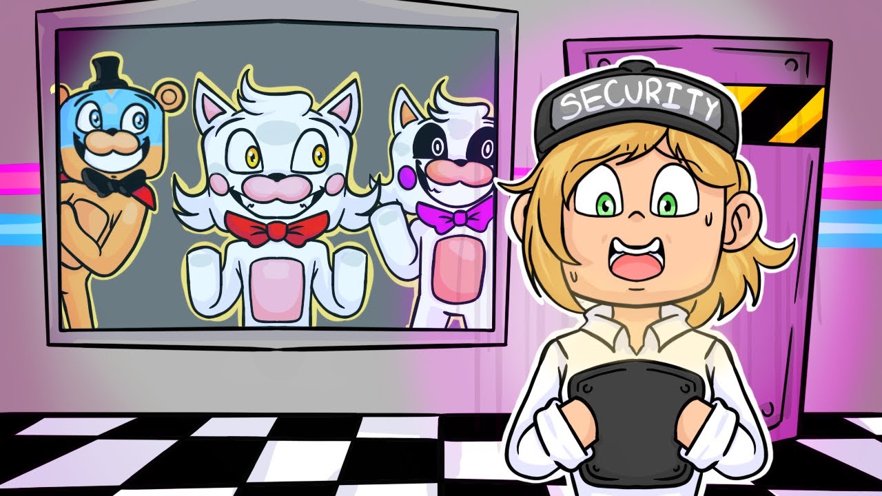 Vanessa The Security Guard's First Night In Minecraft FNAF - YouTube