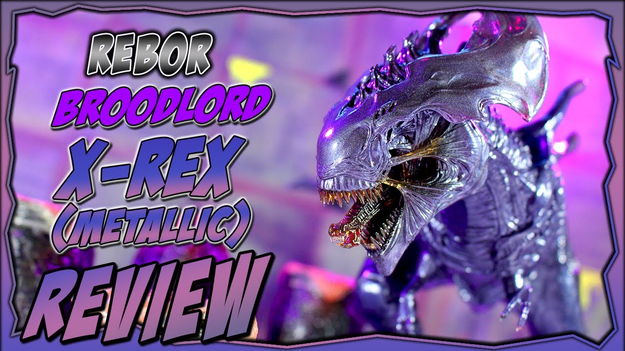 Rebor BroodLord X-Rex (Metallic) REVIEW - YouTube