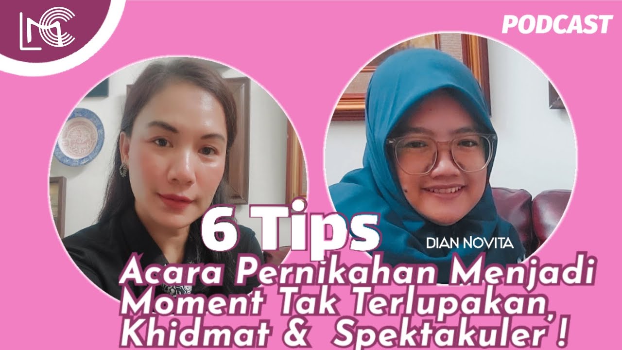 Dian Novita - 6 Tips Acara Pernikahan - YouTube