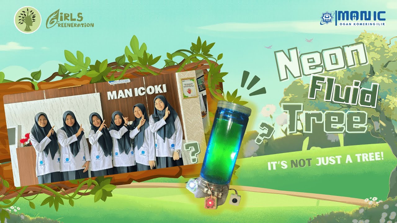 NEON FLUID TREE 🌲💡 | INDONESIAN INVENTORS DAY (IID) 2025 | INNOPA | MAN ...