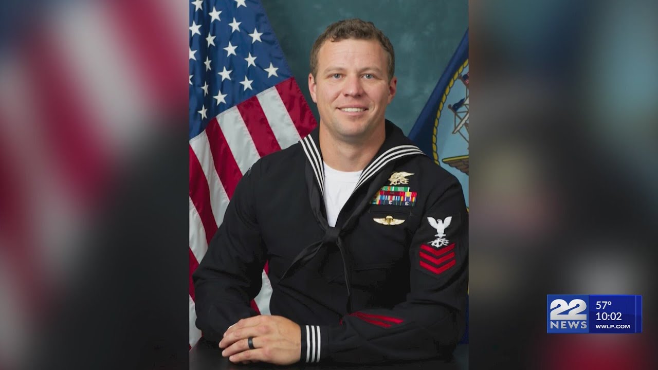 Westfield honors fallen Navy Seal Christopher Chambers - YouTube