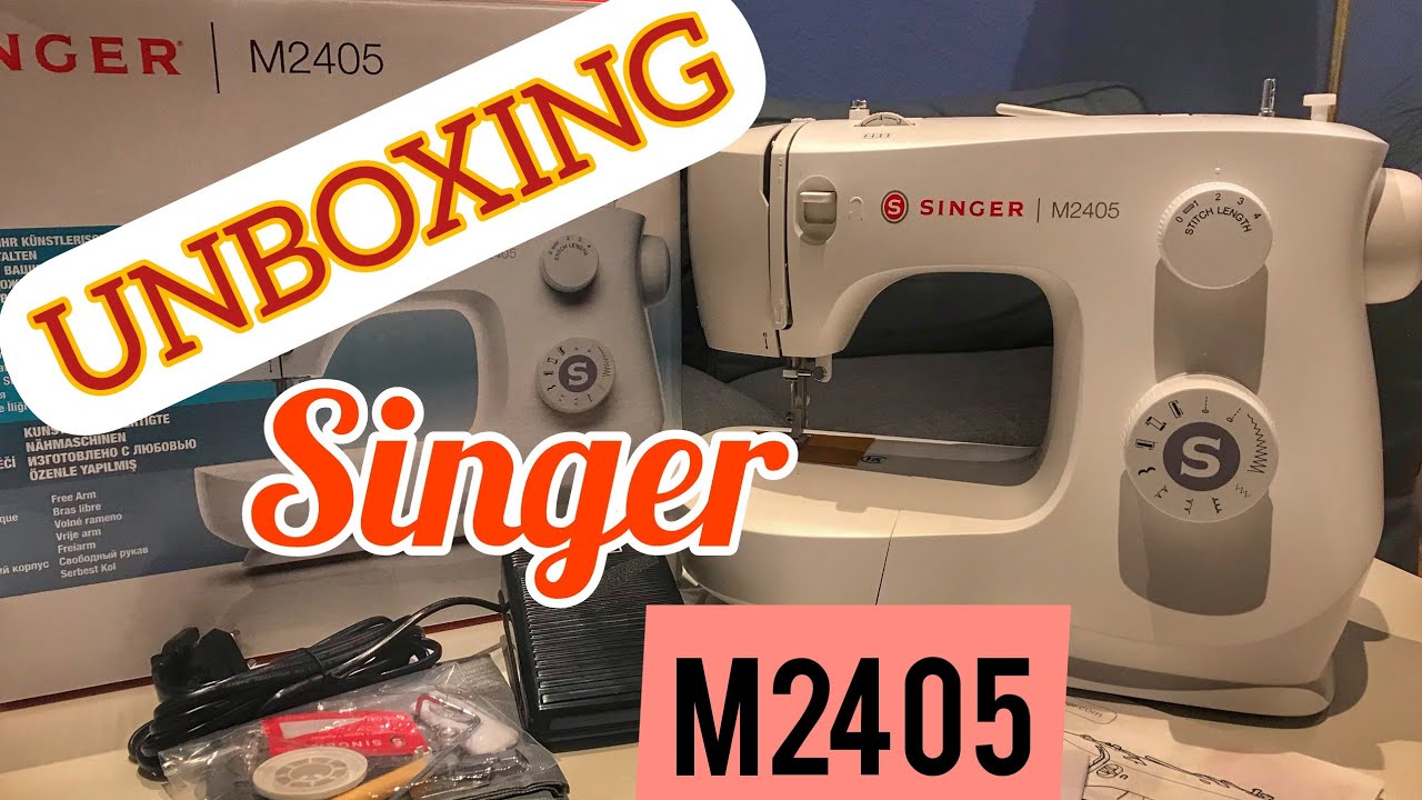 SINGER Sewing Machine M2405 UNBOXING - YouTube