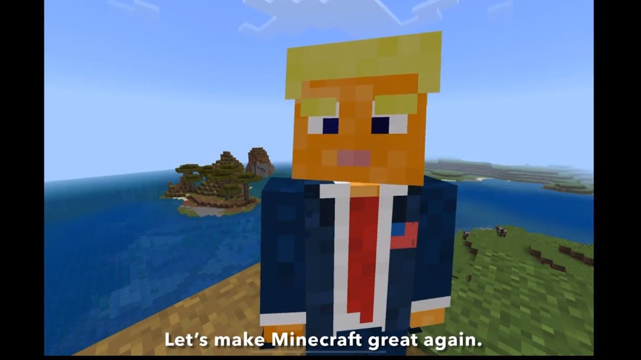 If Trump Played Minecraft - YouTube