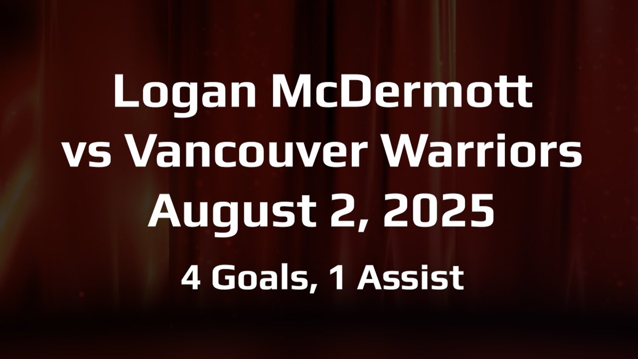 Logan McDermott Vancouver Lacrosse Highlights - YouTube