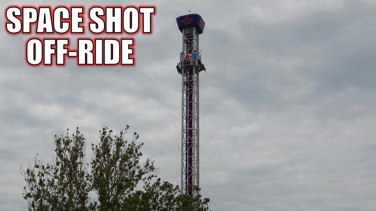 Space Shot Off-Ride, Adventureland S&S Drop Tower | Non-Copyright - YouTube
